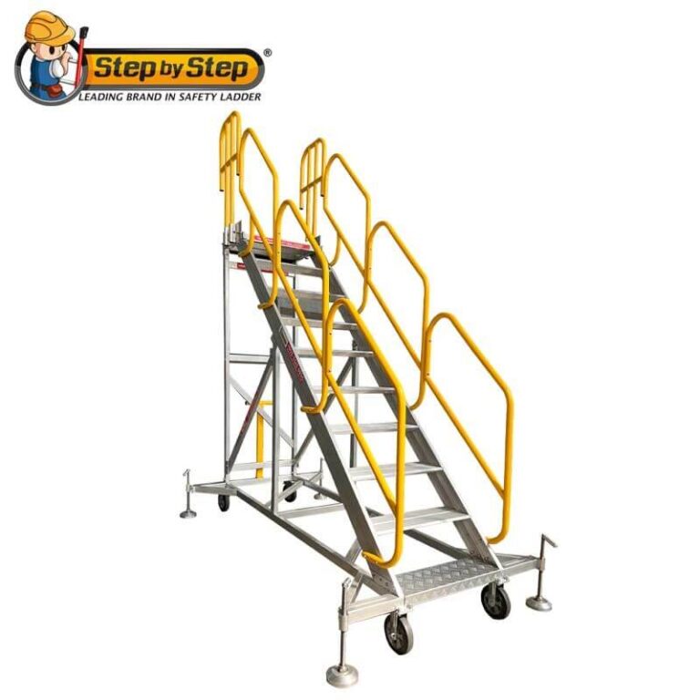 Aluminium Aircraft Maintenance Platform Ladder - Expert in Safety ...